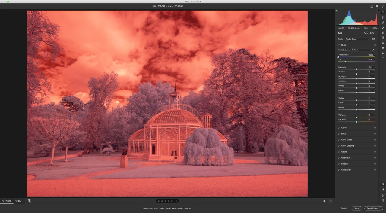 How to Import infrared Profiles in Adobe Camera RAW & LIGHTROOM - CLiR